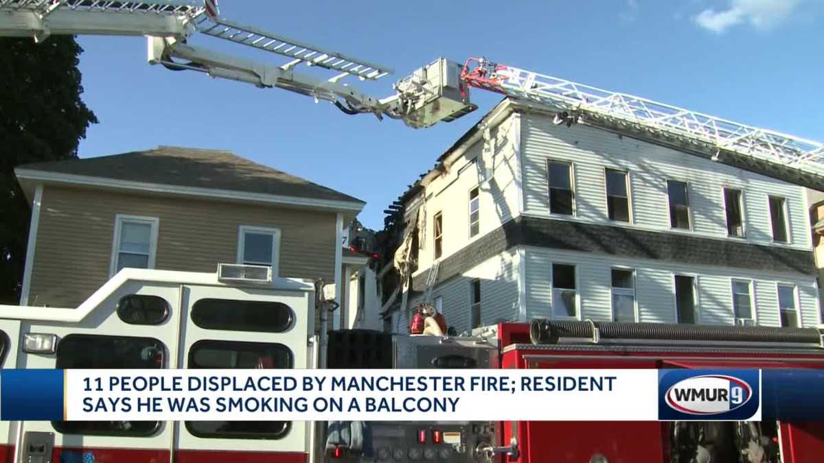 2-alarm fire in Manchester displaces 11