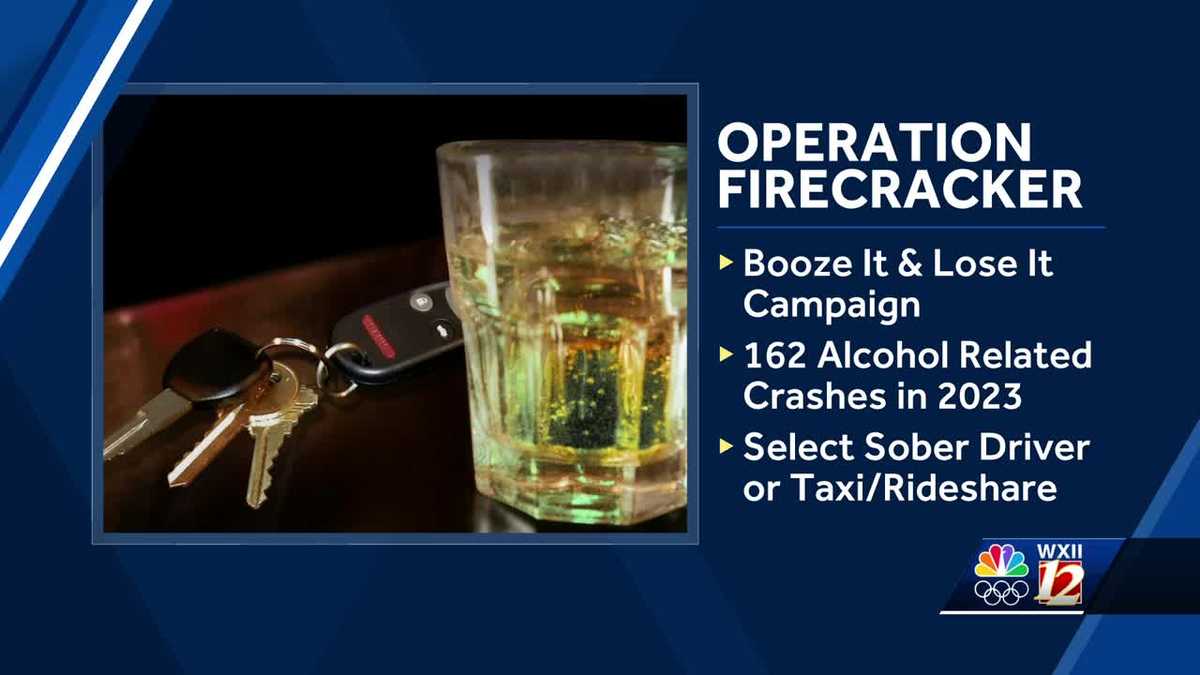 NC: ‘Operation Firecracker Booze It & Lose It’ Campaign Underway