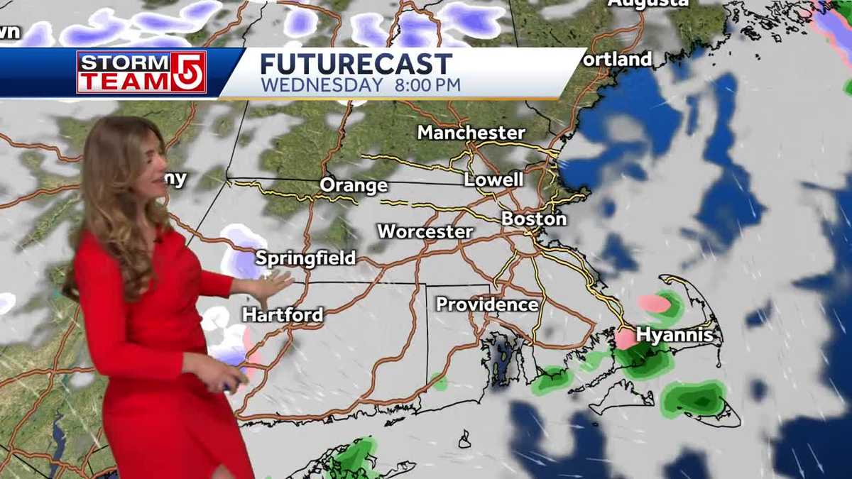 Video: Tracking 2 rounds of rain today