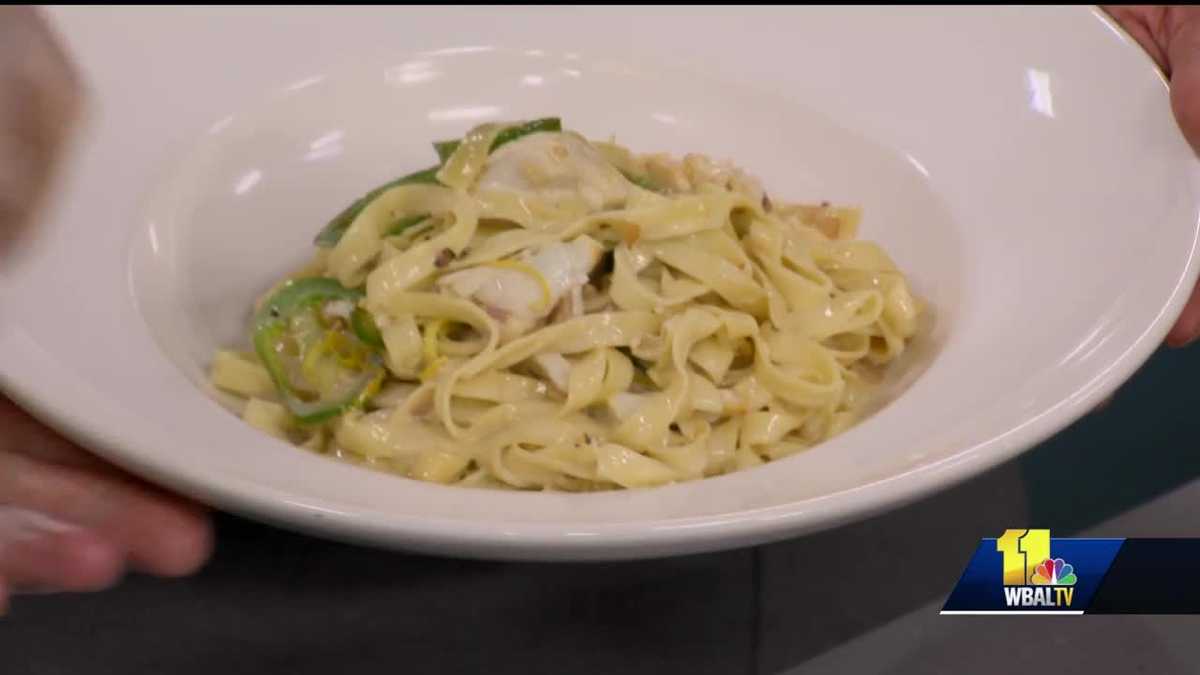 Sunday Brunch: Rusty Scupper does crab fettuccine