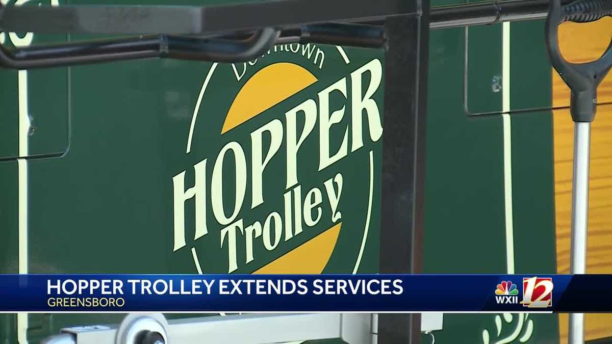 Downtown Greensboro extends Hopper Trolley operation