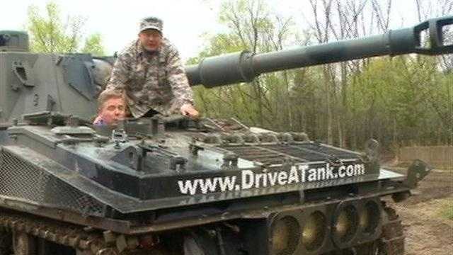 Company lets civilians drive 60-ton tanks