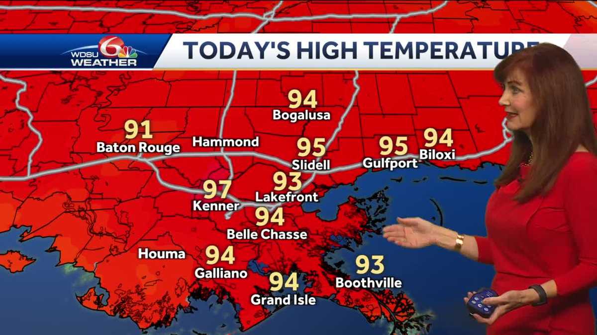 Hot again Saturday, but not as hot