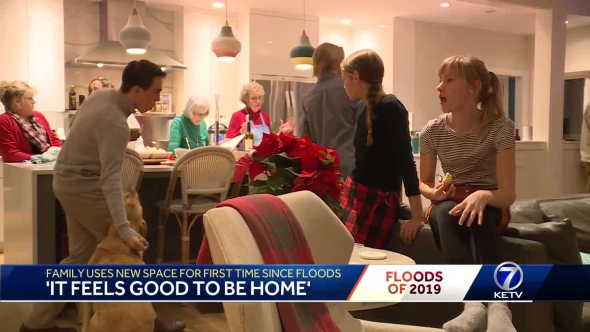 'It feels good to be home': Family uses new space for first time since ...