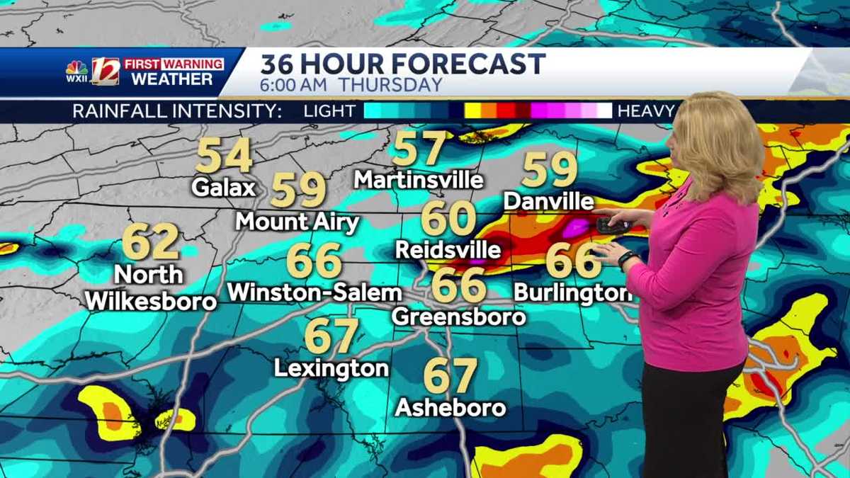 WATCH: Scattered Rain Wednesday & Storm Chances Thursday