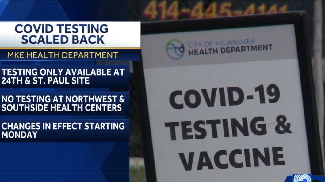 Milwaukee Health Department scales back on COVID-19 testing