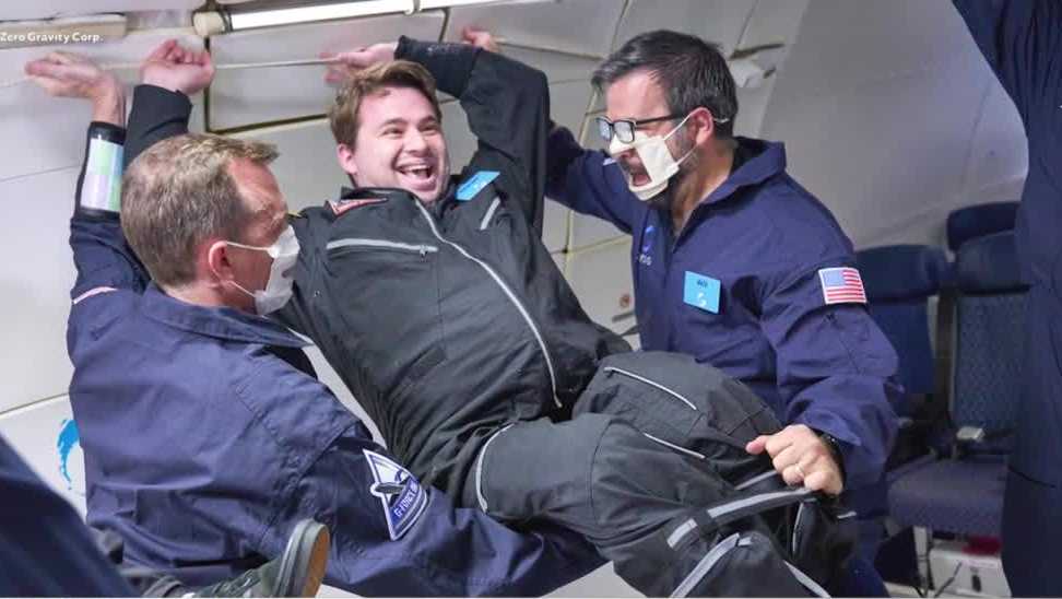 Man Describes Experience On Zero Gravity Flight