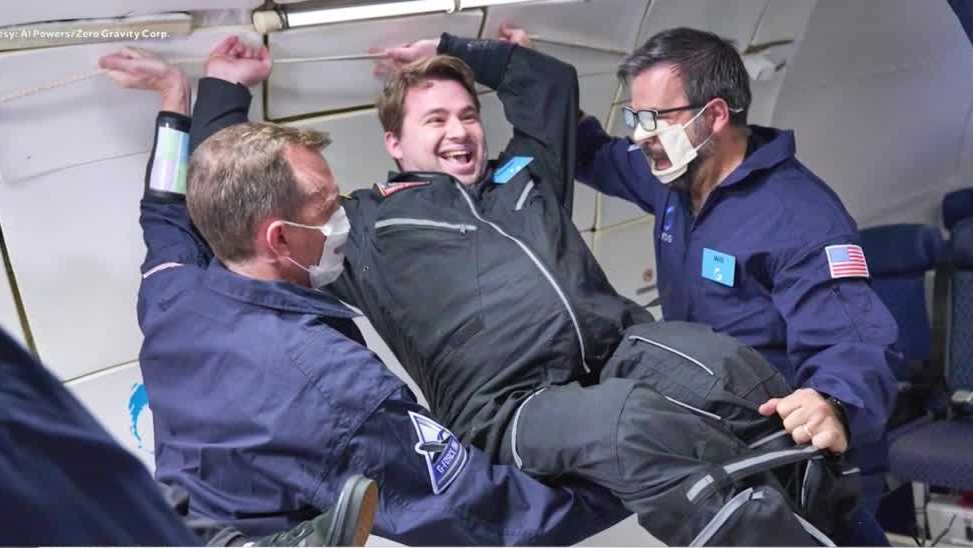 Man Describes Experience On Zero Gravity Flight