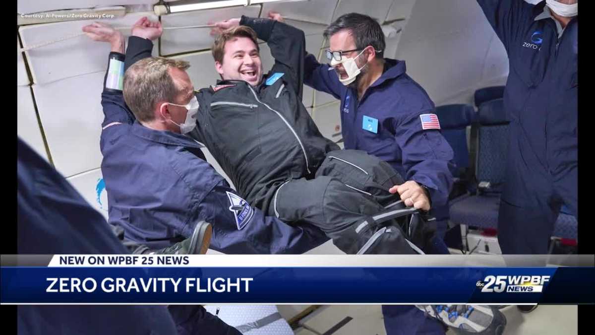 WPBF 25 producer describes experience on zero-gravity flight