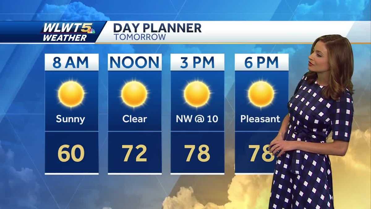 Nice weather ahead Monday