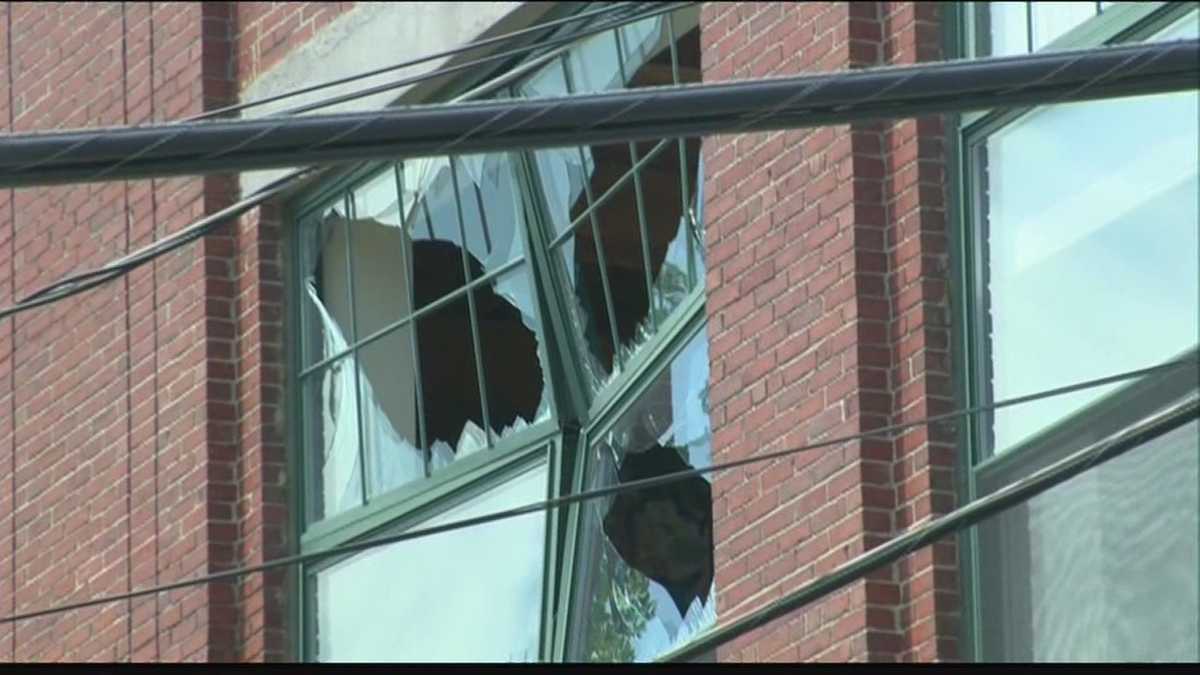 Windows blown out in Chelsea building