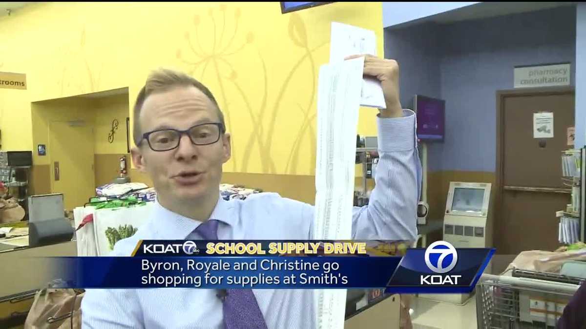KOAT weekend team shops for school supplies