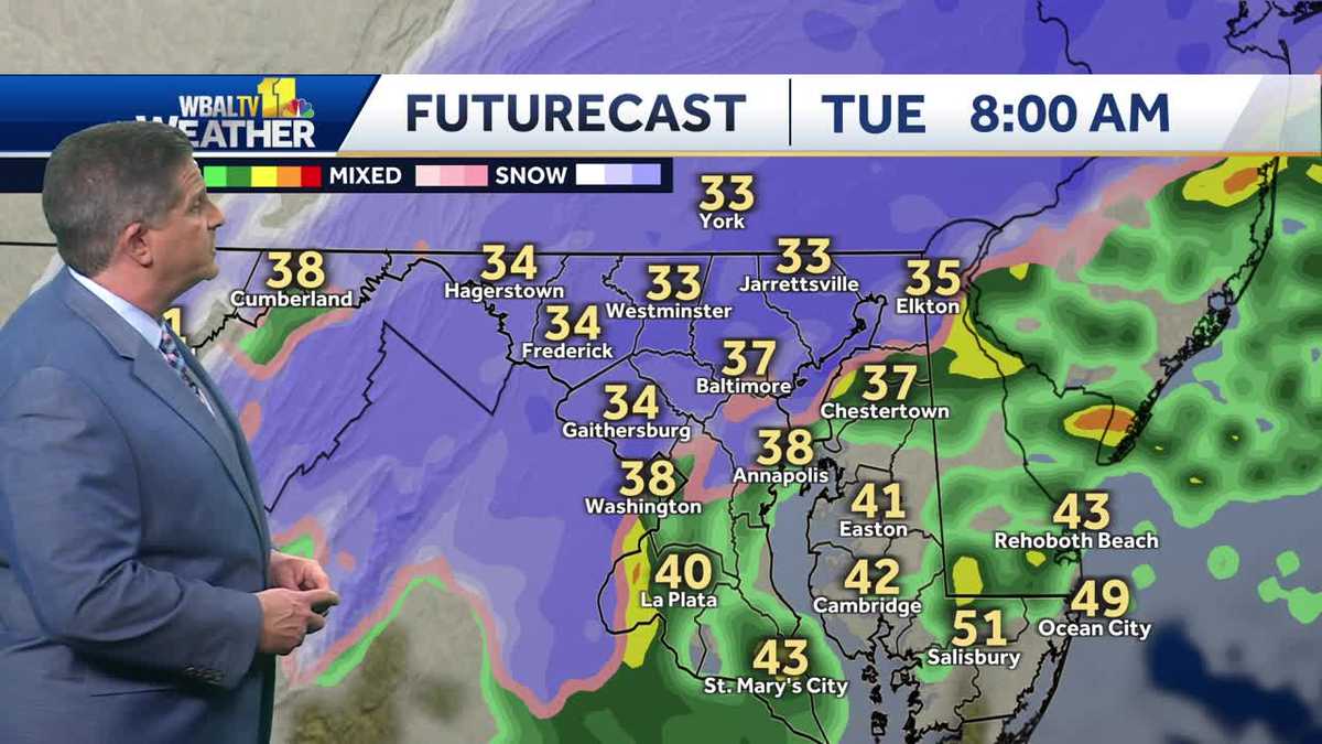 Rain coming through in the next few days