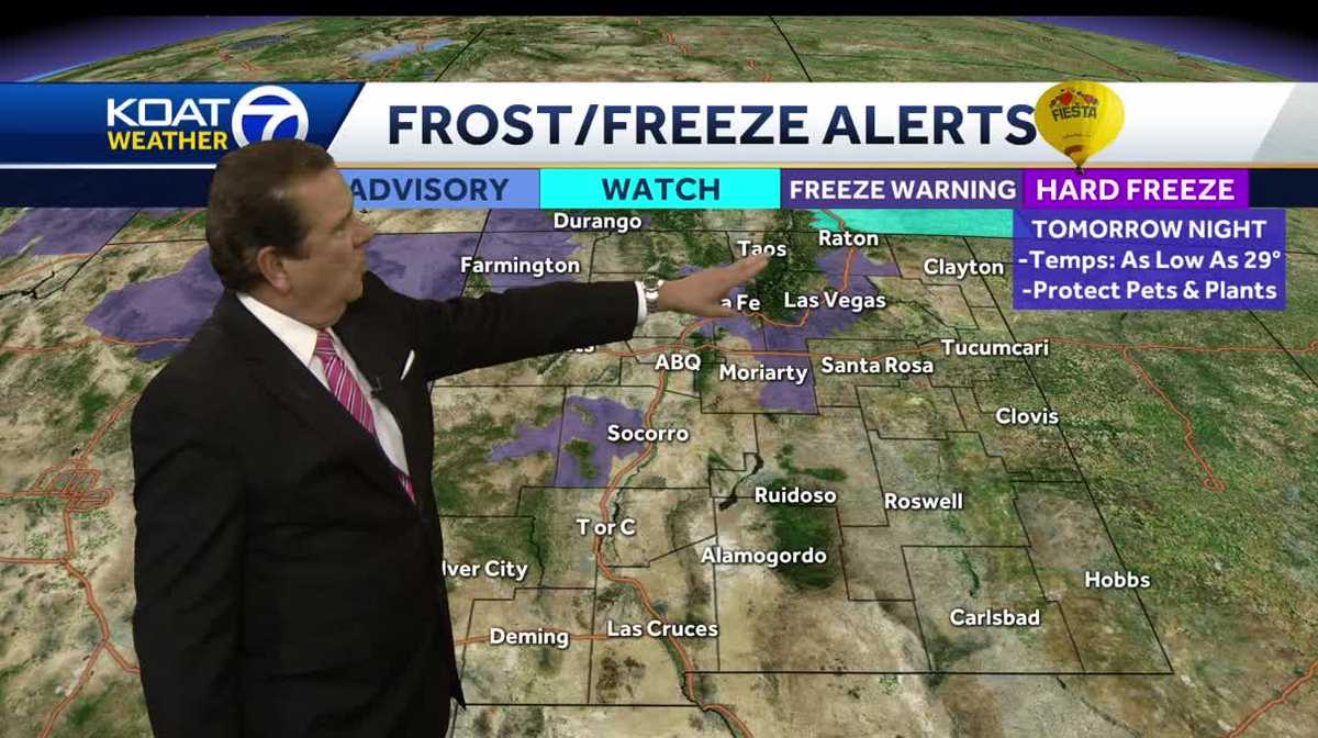 Cold start to Friday before warmer eclipse weekend