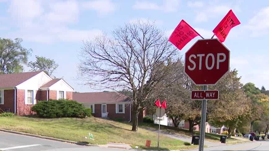 Omaha neighborhood welcomes new stop signs busy intersection