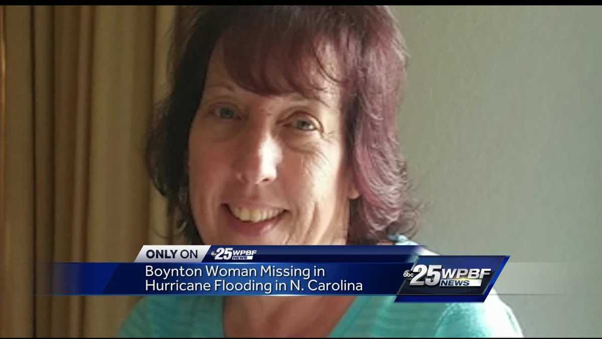 Boynton Woman missing in hurricane flooding in North Carolina