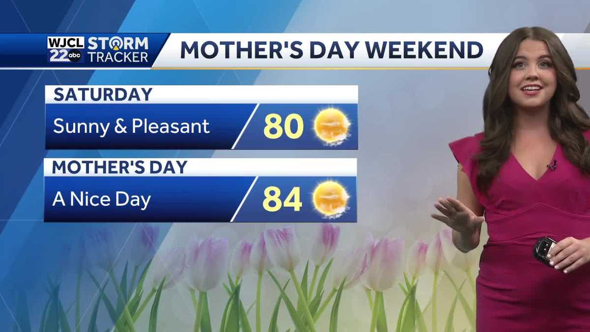 Beautiful Mother's Day weekend forecast but more rain next week