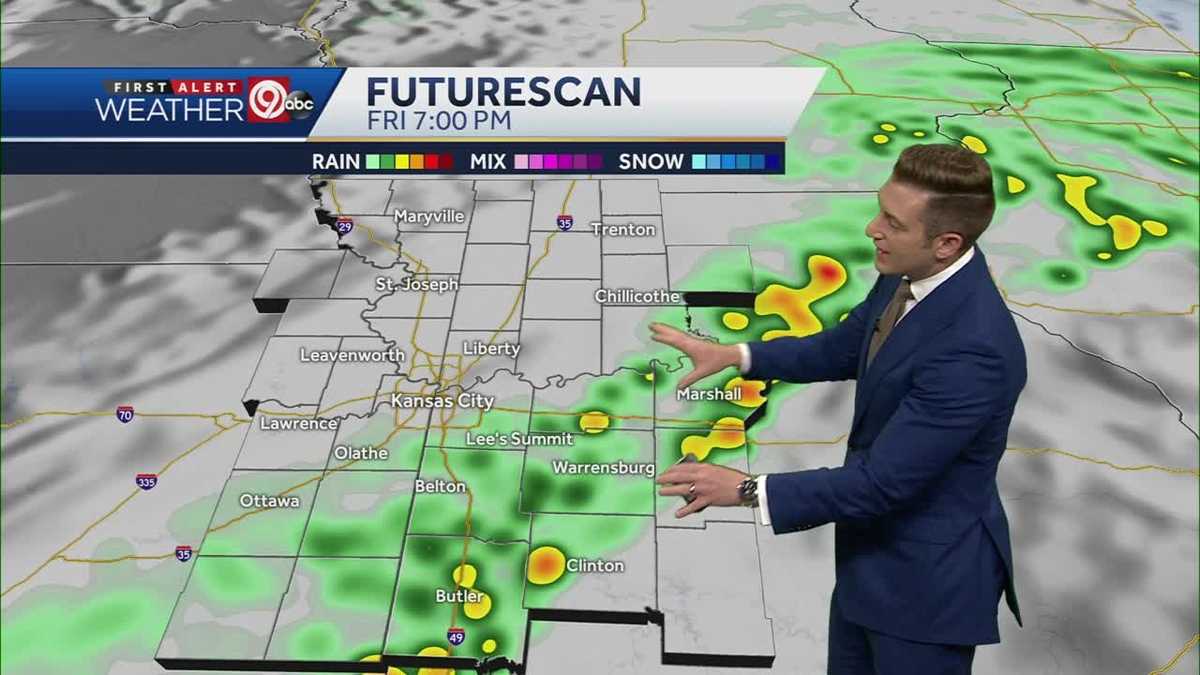 KANSAS CITY WEATHER: Rain likely Friday evening into Saturday morning