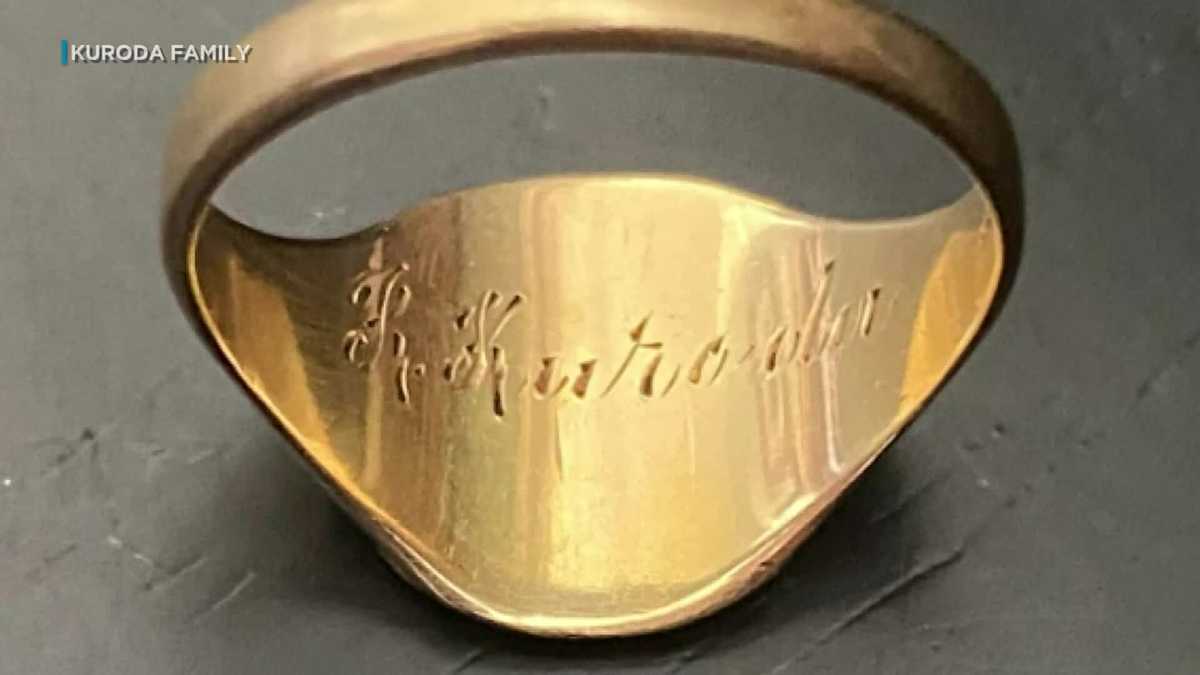 Man who found hero's missing ring from WWII visits his family