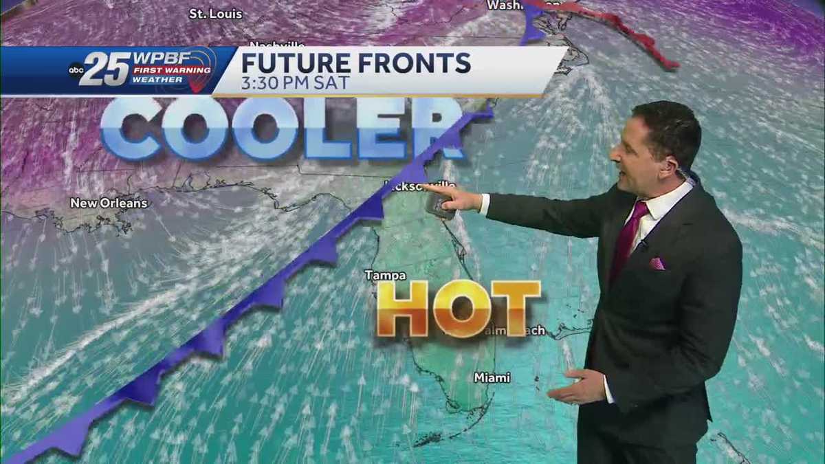 A few storms and a hot Saturday