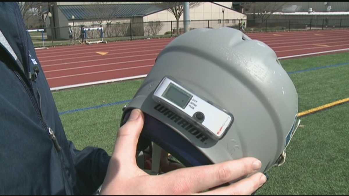 Sensors monitor impact of hits to head among athletes