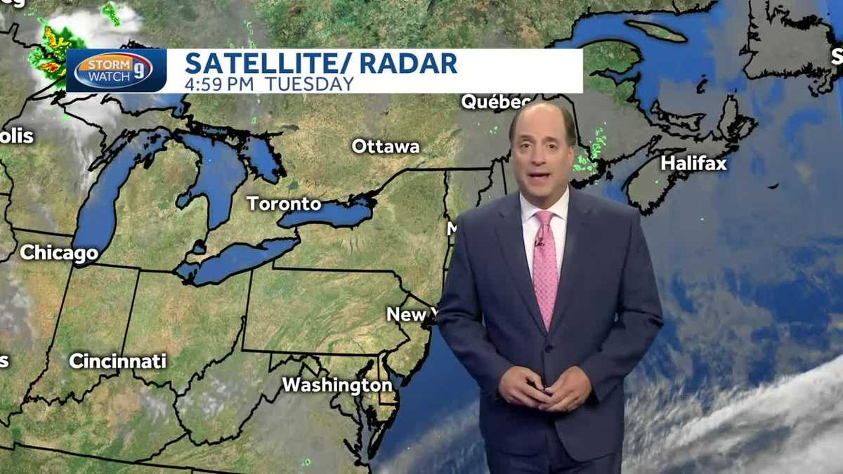 Update: Cooler day ahead before warmup