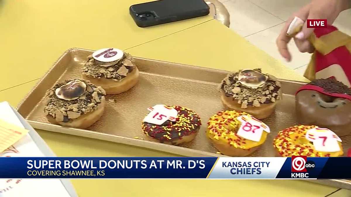 Torching some 49ers Donuts at Mr. D's