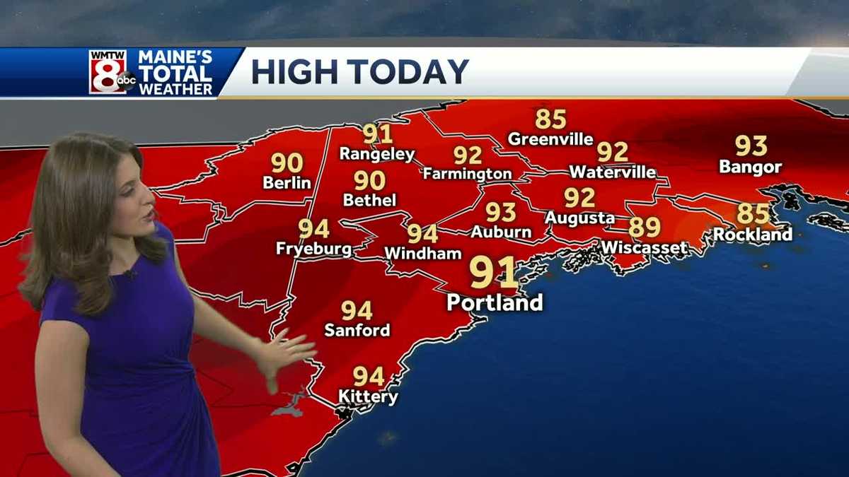 Hazy, hot and humid today with widespread sunshine