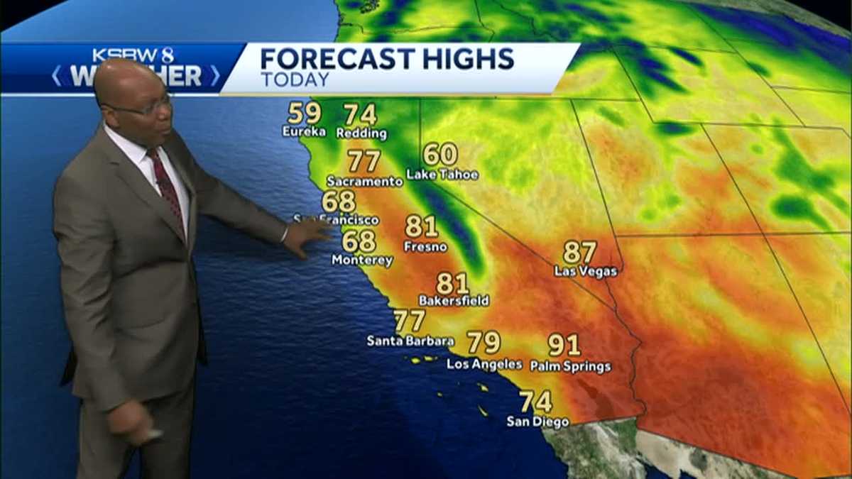 A Dry Cold Front Cools Local Temps