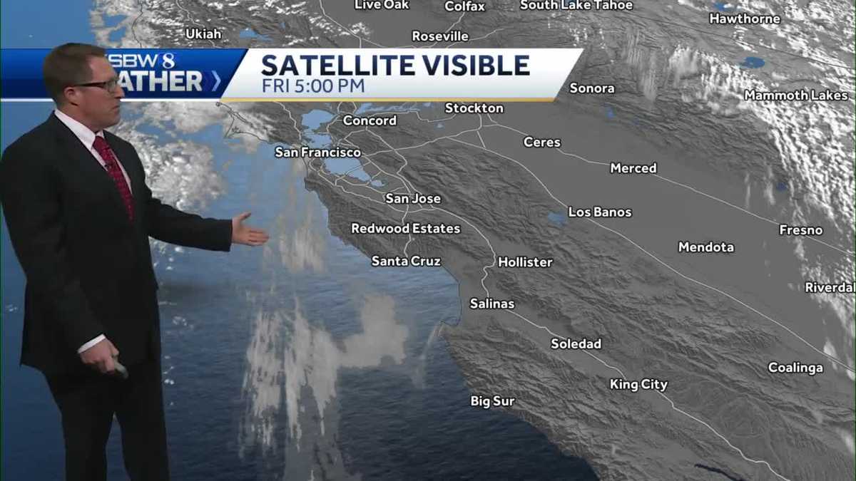 Seasonable temps near the coast