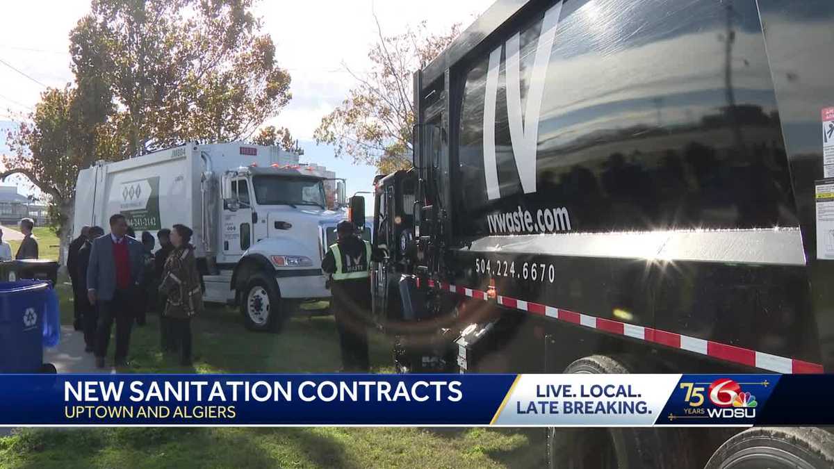 City awards new sanitation contracts for areas covering Algiers, Uptown