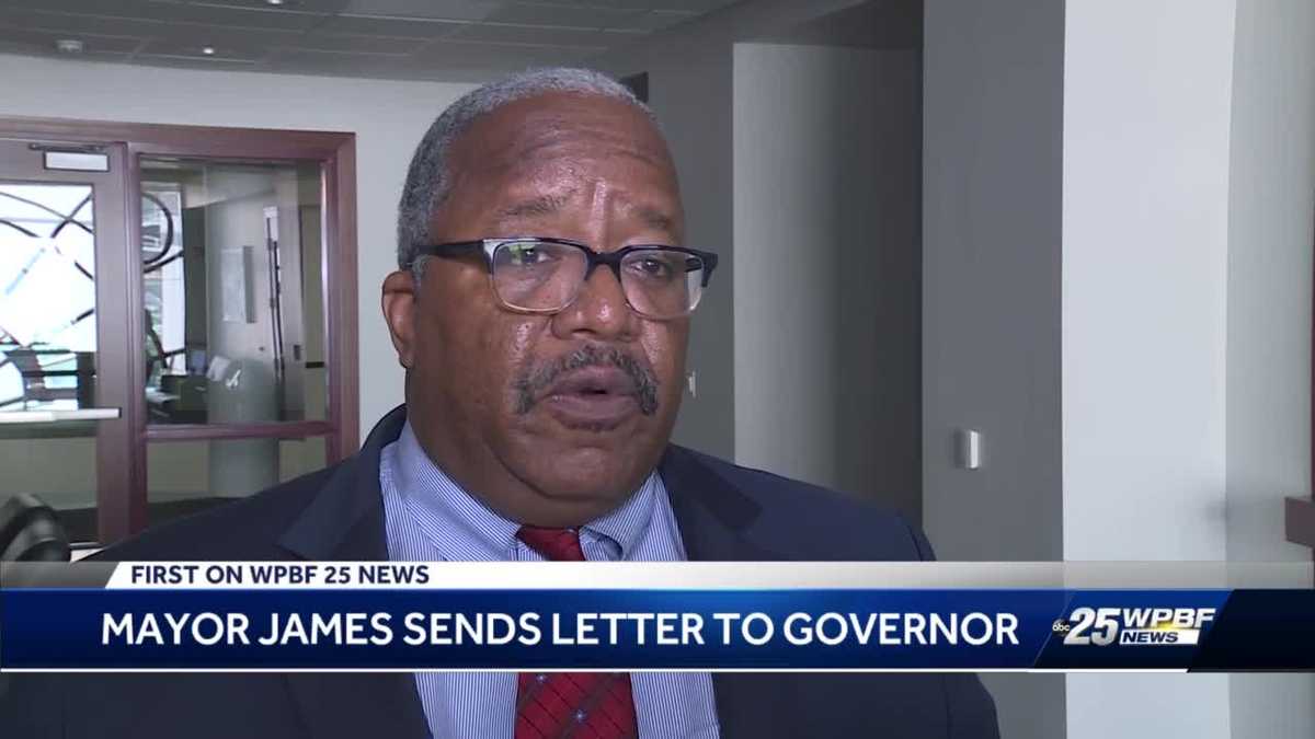 Mayor James sends letter to governor