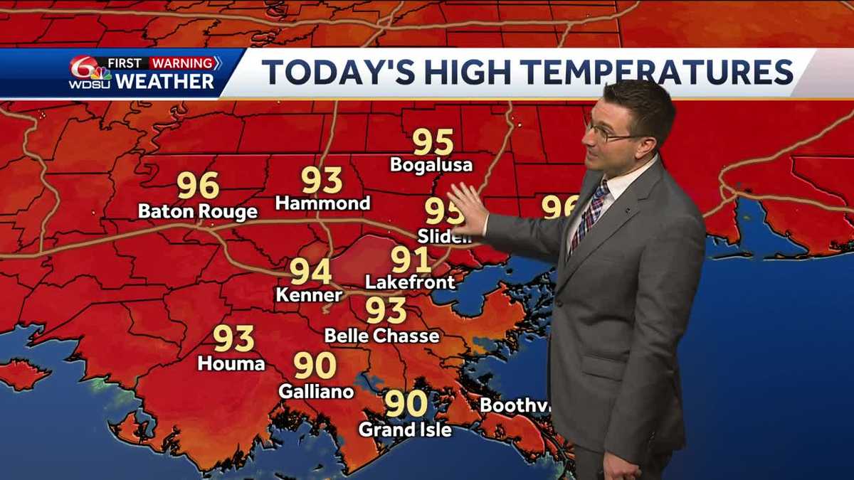 Staying hot and dry through the weekend Staying hot and dry through the weekend
