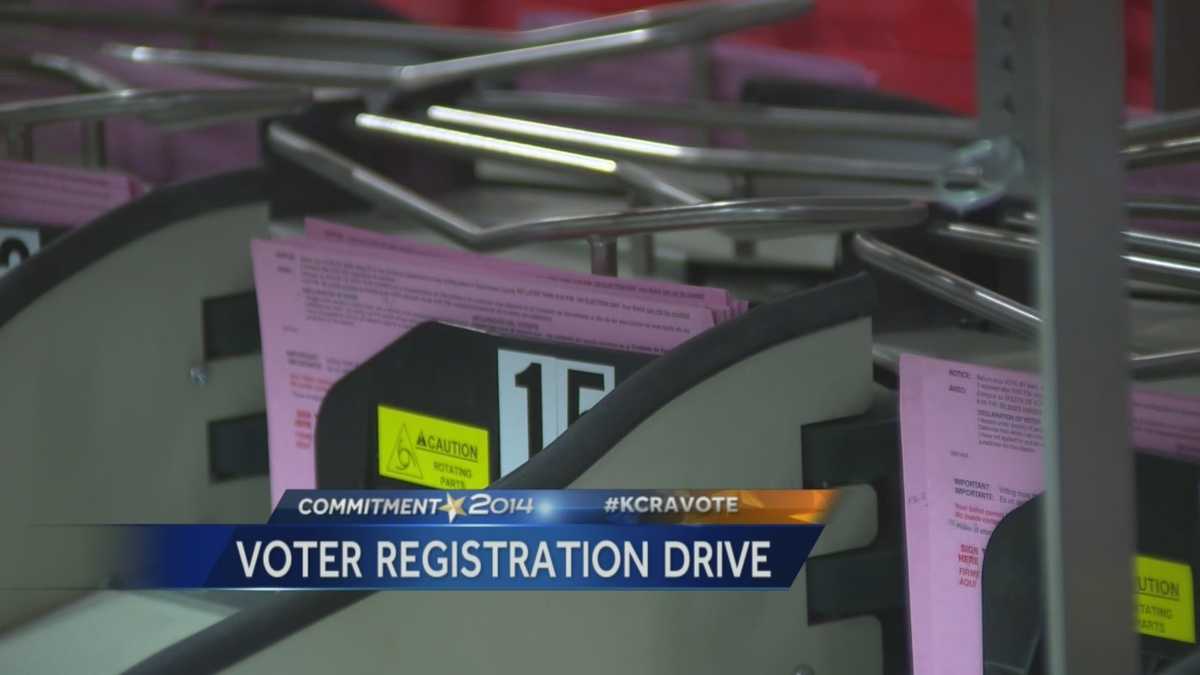 Sacramento County holds voter registration drive