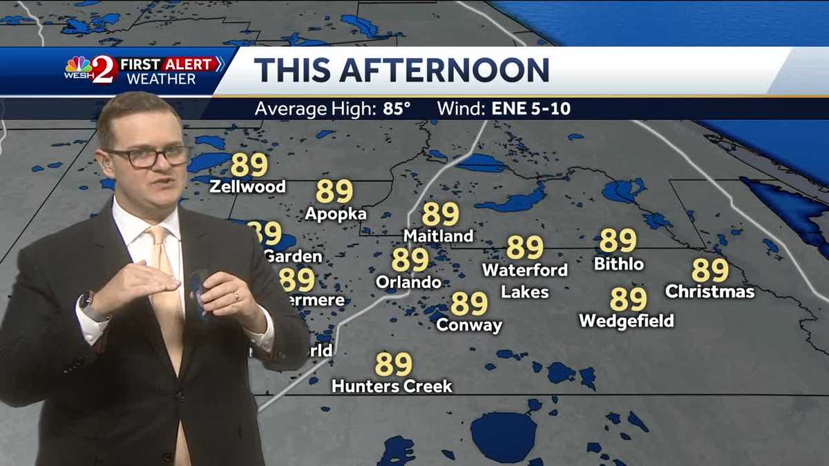Tracking nice weekend weather