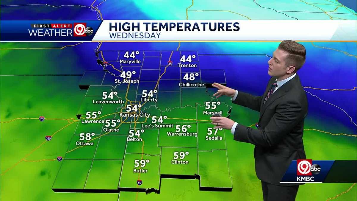 Chilly and windy Tuesday, much warmer Wednesday