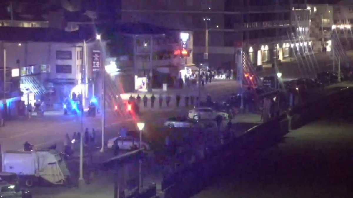 Several arrests after "large, unruly crowds" at Hampton Beach