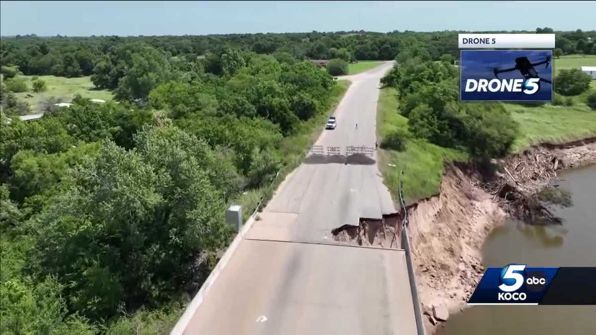 Neighbors frustrated by lack of work on bridge damaged after Oklahoma ...