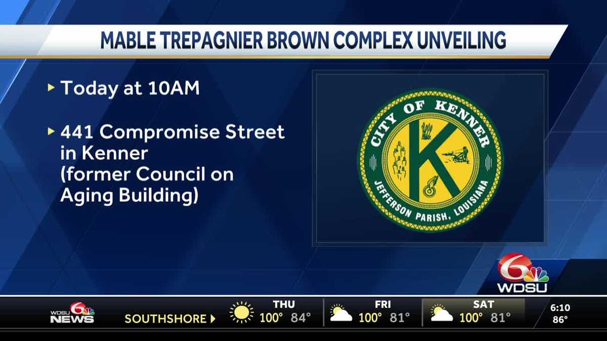 The city of Kenner unveiling complex of prominent business owner