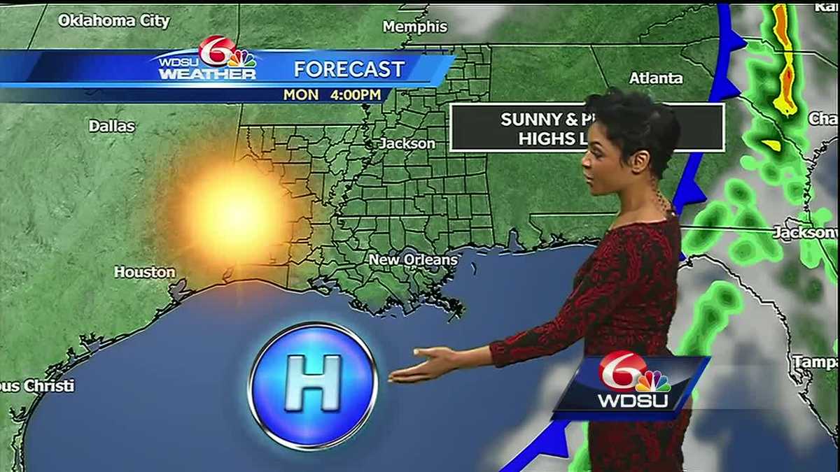 Monday: Warm and sunny weather!