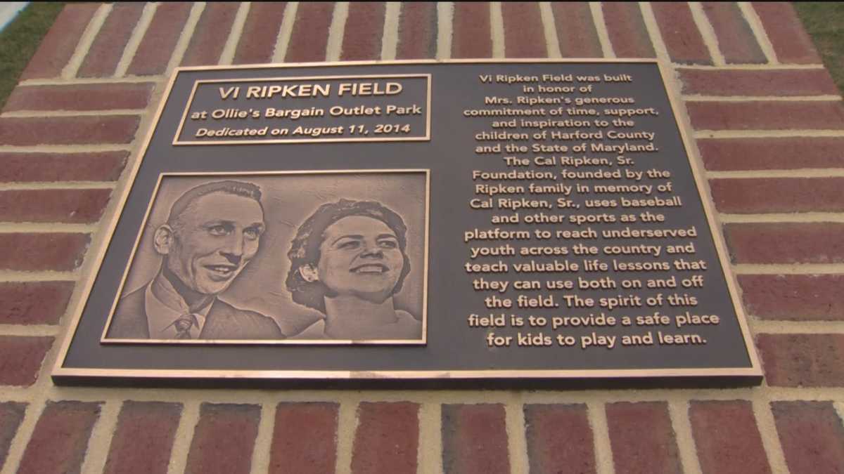 New baseball field named for Vi Ripken