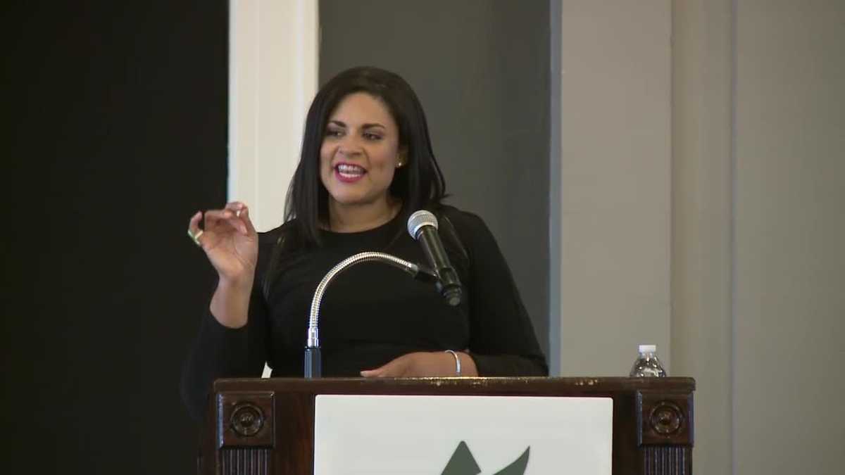 WATCH: Monica Hardin speaks at 100 Wise Women