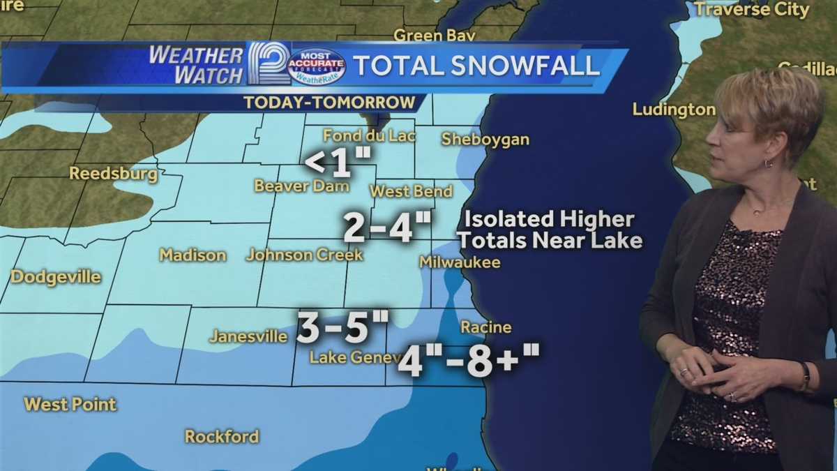Lake Effect Snow warning update