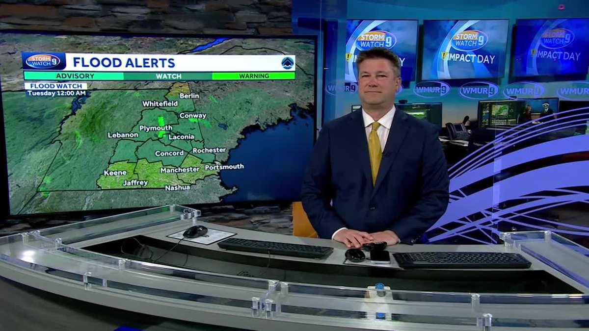 NH forecast video: Flood watch for some as rain continues