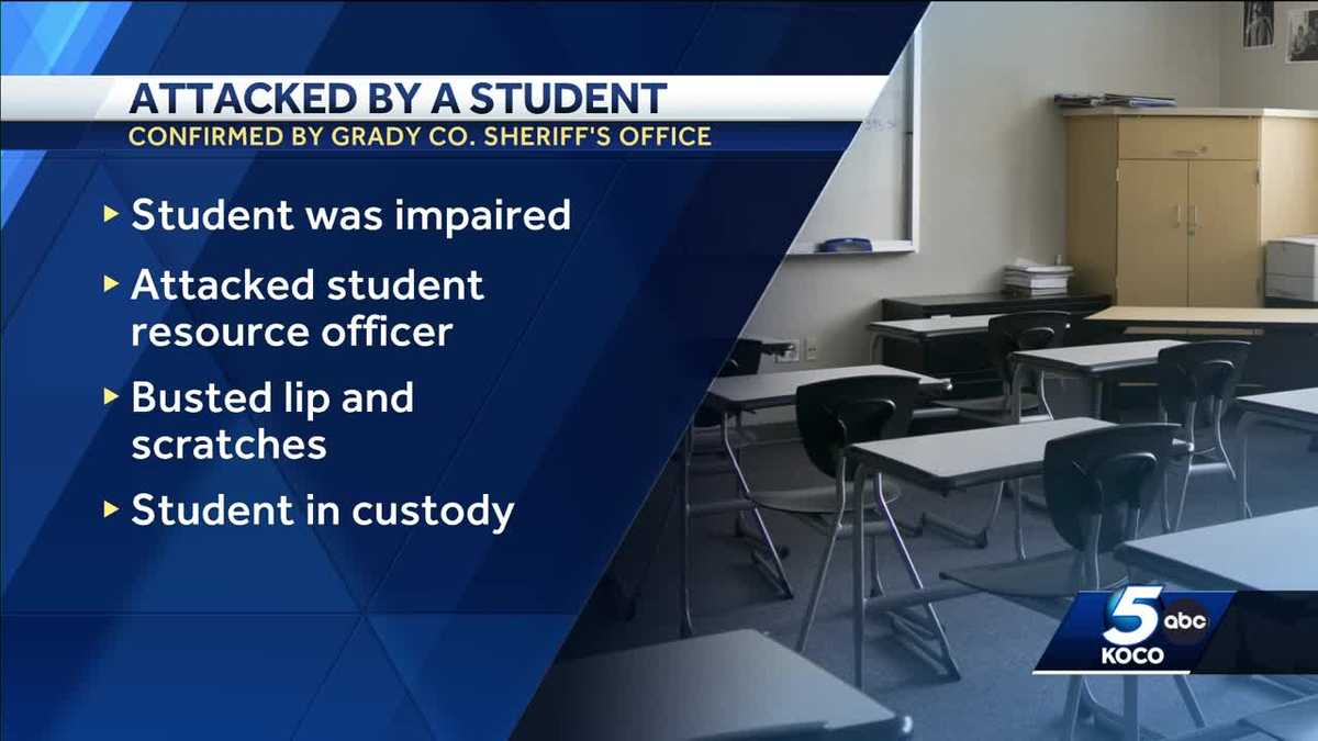 Tuttle school resource officer assaulted by impaired student