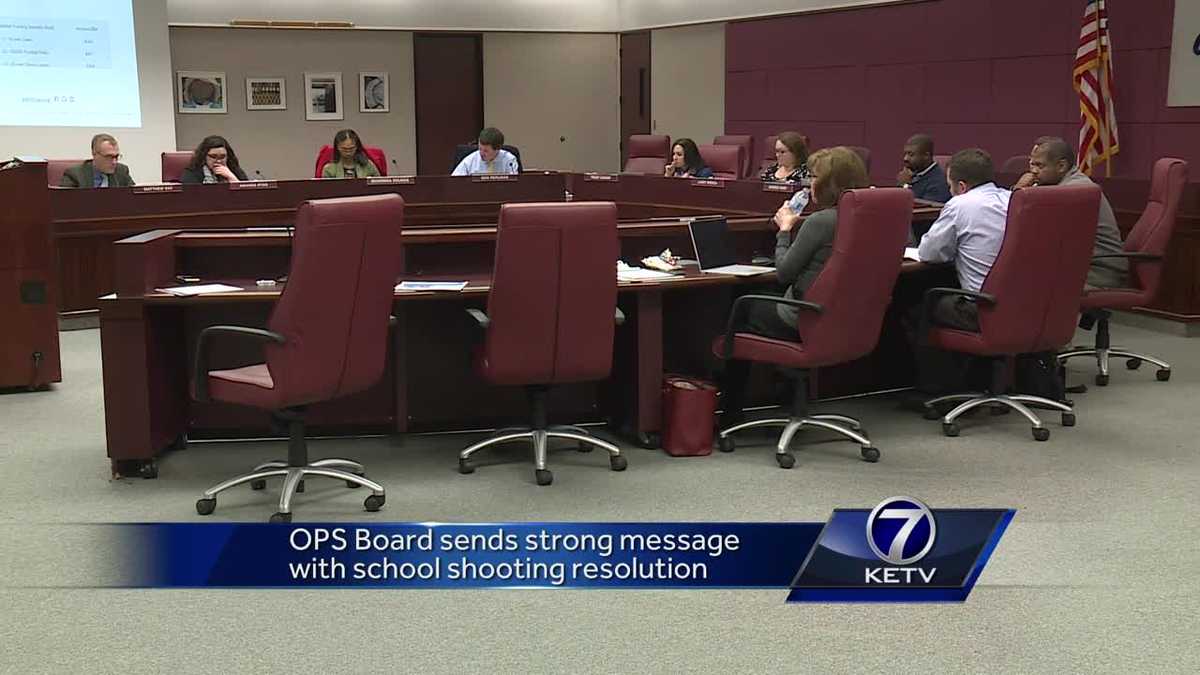 OPS Board sends message with school shooting resolution