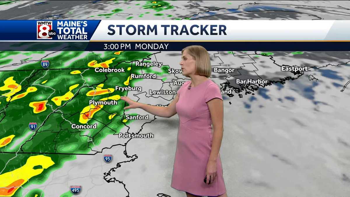 Cloudy and damp today, flood watch in NH