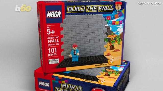 'MAGA' building blocks toy set encourages kids to 'build the wall'