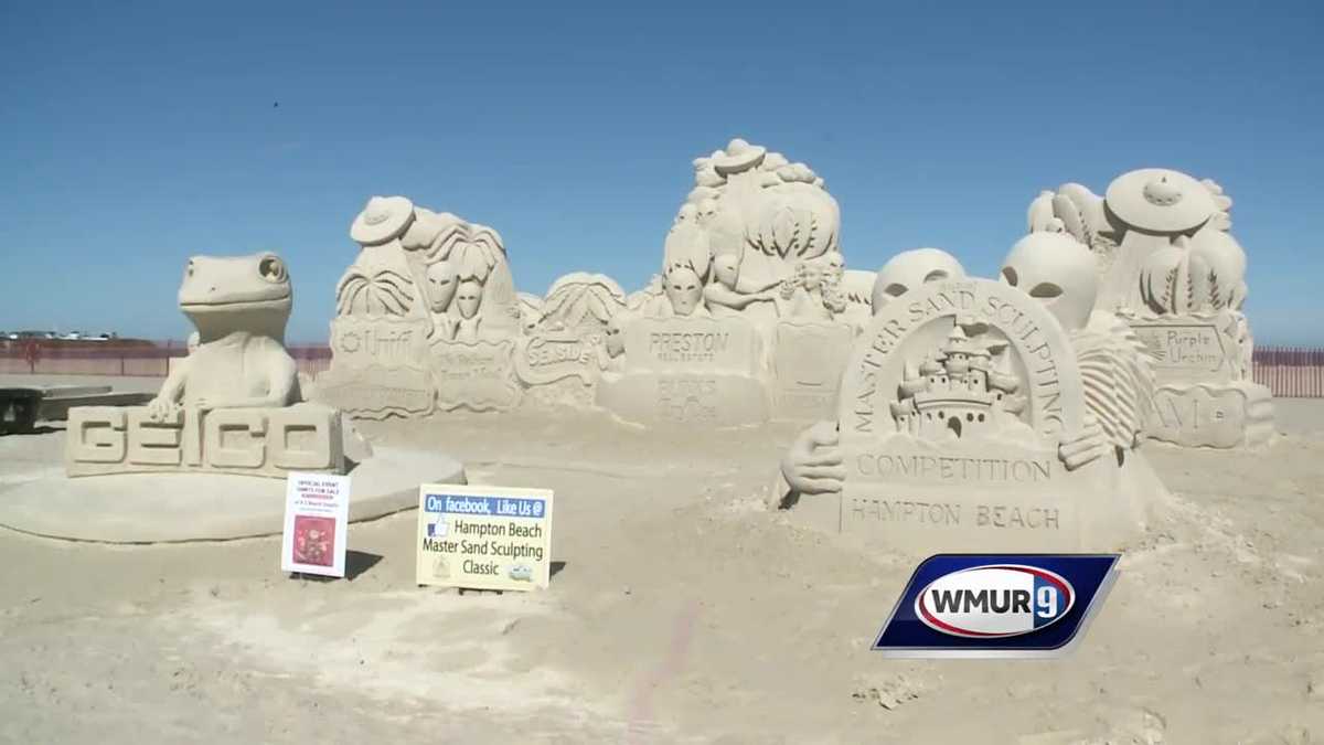 Master Sand Sculpting Competition underway in Hampton
