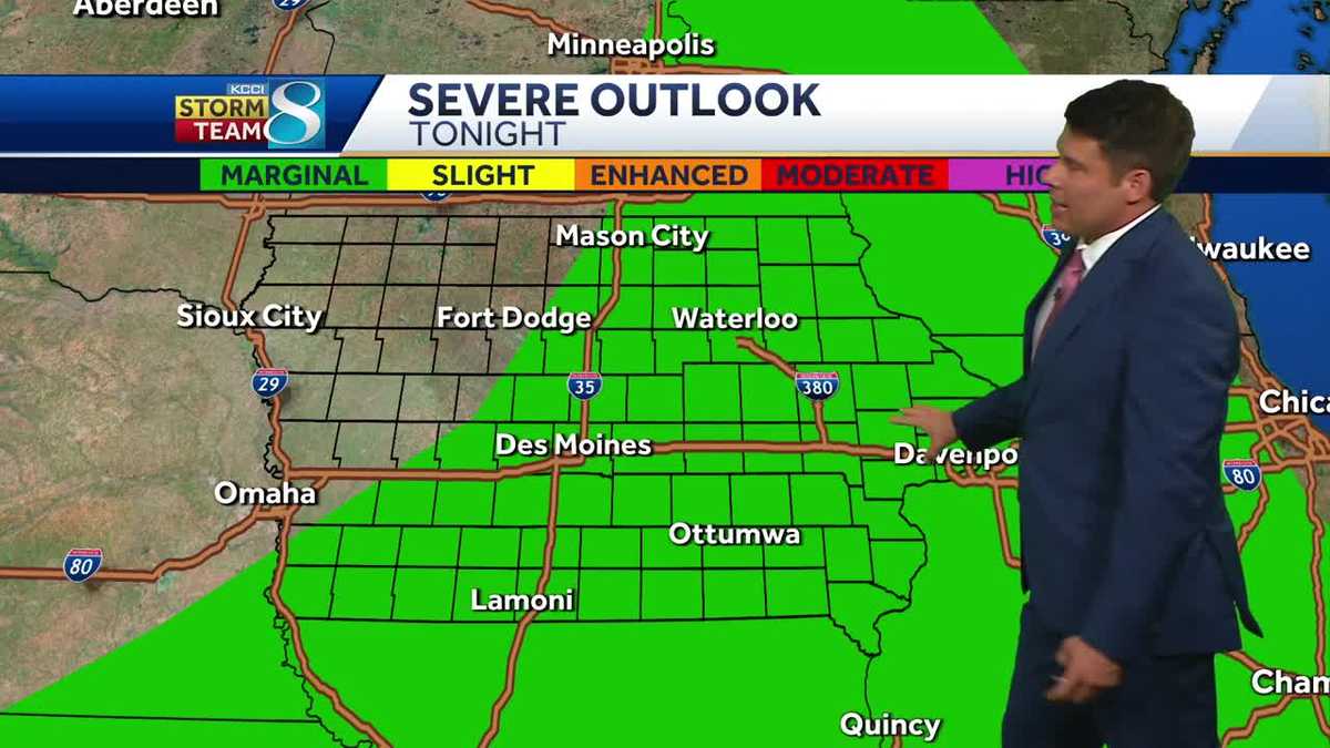 Iowa weather: Storms move east out of Iowa